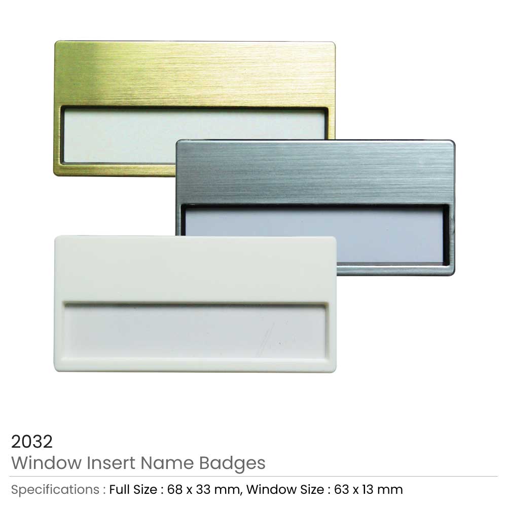 Insert Name Badges | Promotional Gifts, Customised Gifts, Uniforms ...