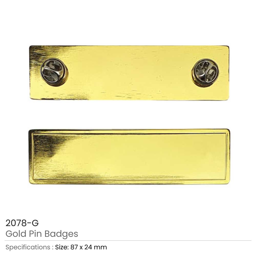 Gold Pin Badges | Promotional Gifts, Customised Gifts, Uniforms, Luxury ...