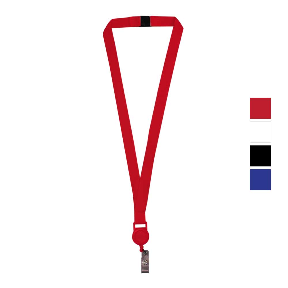 Lanyard with Reel Badge and Safety Lock | Promotional Gifts, Customised ...