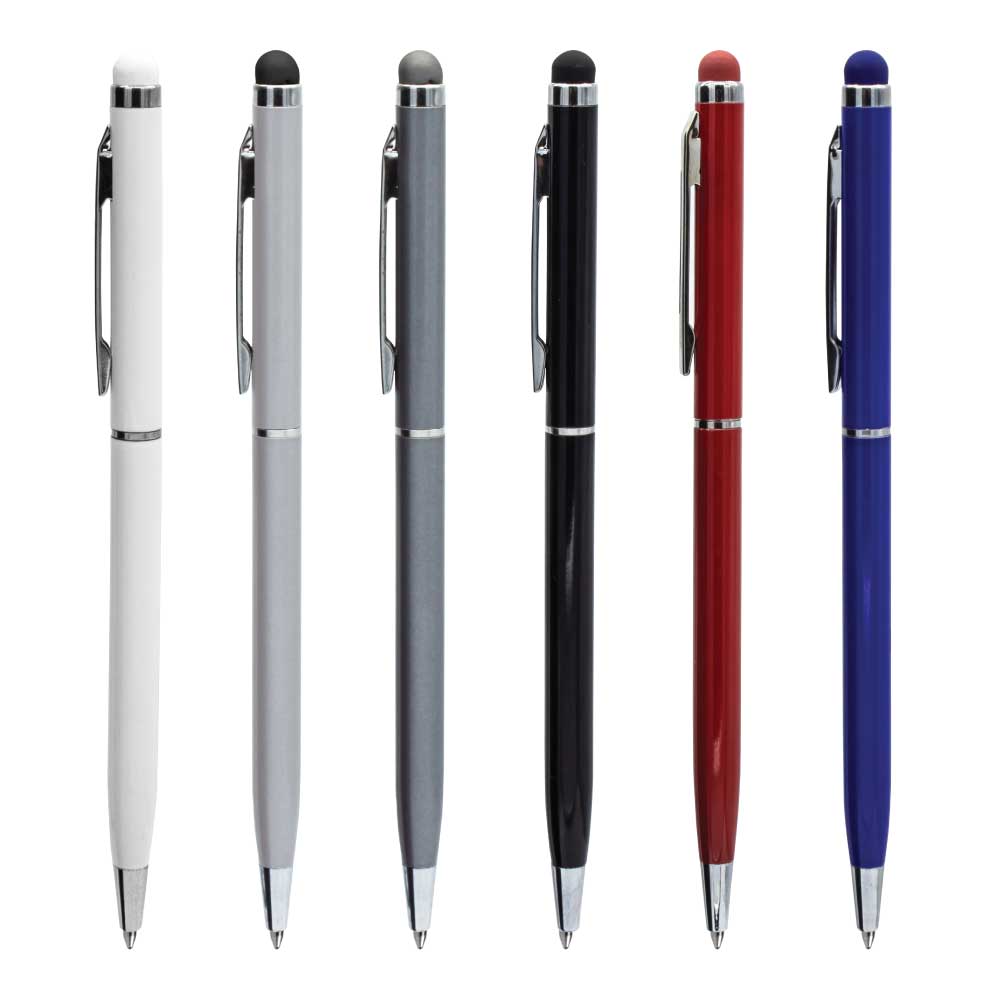 Slim Pen with Stylus | Promotional Gifts, Customised Gifts, Uniforms ...