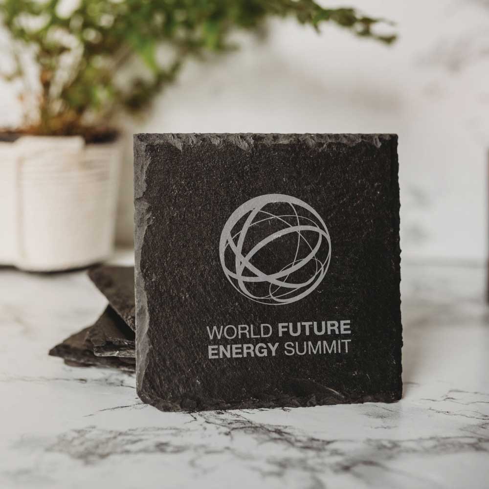 Square Slate Coaster | Promotional Gifts, Customised Gifts, Uniforms ...