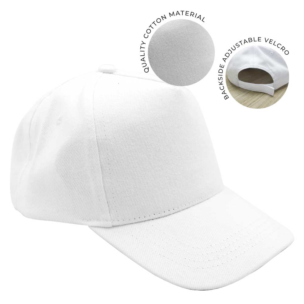 White Cotton Caps | Promotional Gifts, Customised Gifts, Uniforms ...