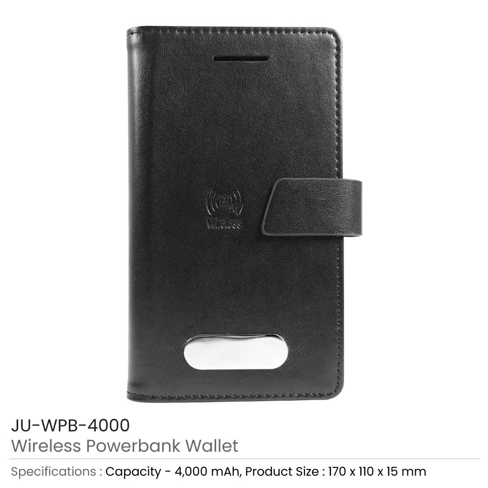 Wireless Power Bank Wallet 4000 mAh | Promotional Gifts, Customised ...