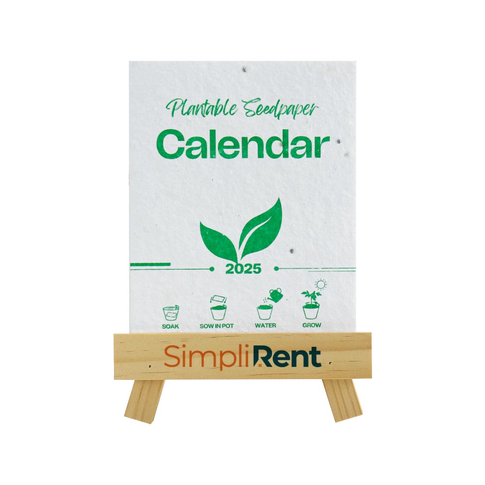 2025 Table Calendars with Plantable Seeds | Promotional Gifts ...